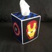 Superheroes Plastic Canvas Tissue Box Cover Tissue Topper TBC - Etsy