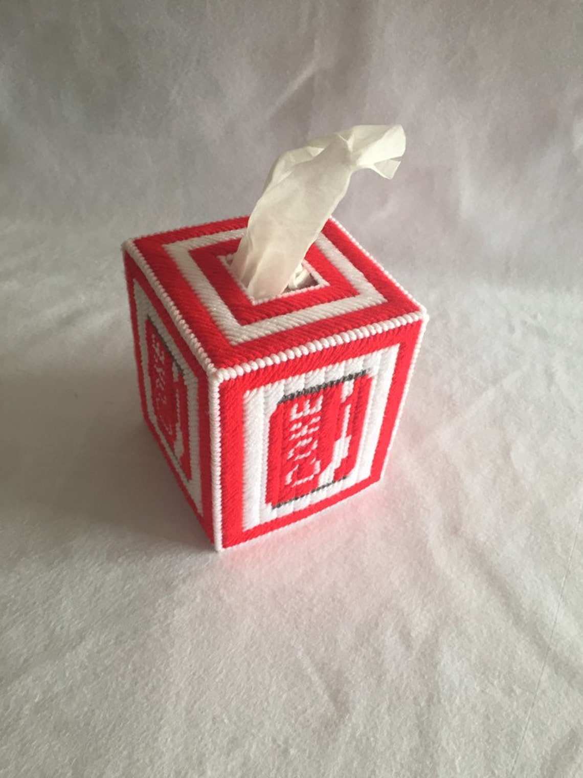 Coke Coca-cola Plastic Canvas Tissue Box Cover Tissue - Etsy