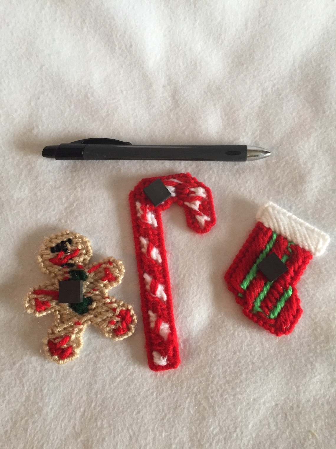 Christmas Magnets christmas Lights Plastic Canvas Holiday - Etsy