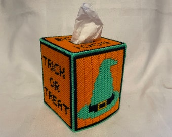 Halloween Tissue Box Cover - Etsy