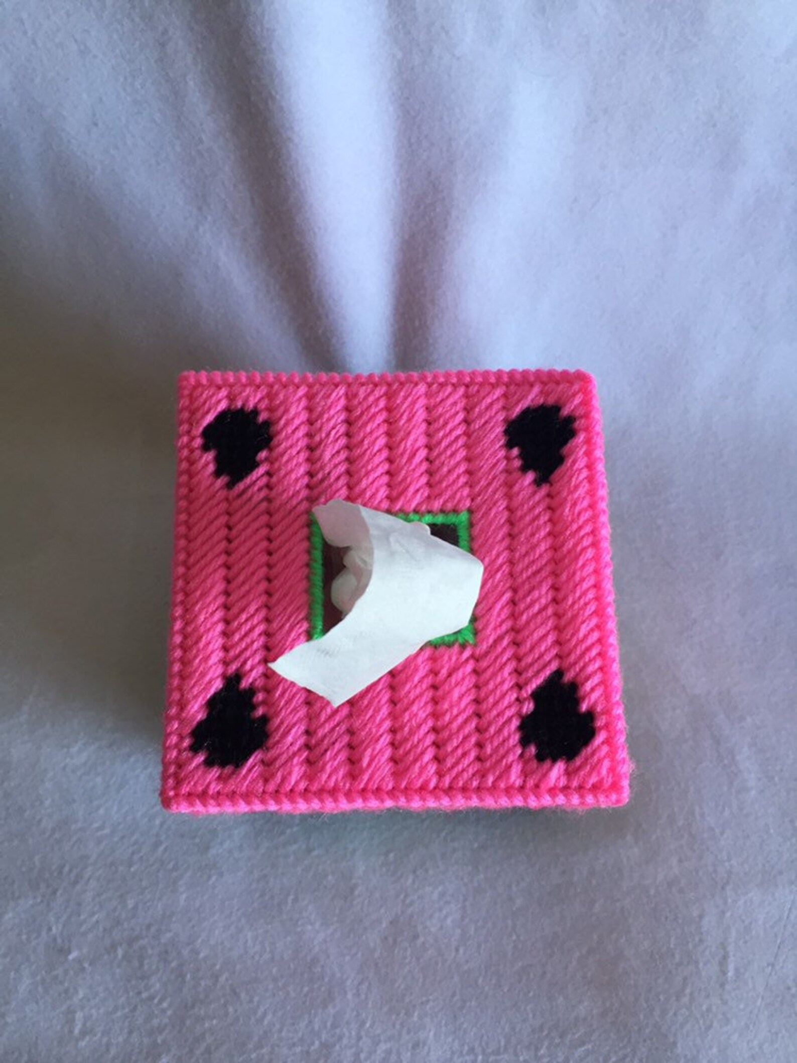 Watermelon Plastic Canvas Tissue Box Cover Tissue Topper - Etsy