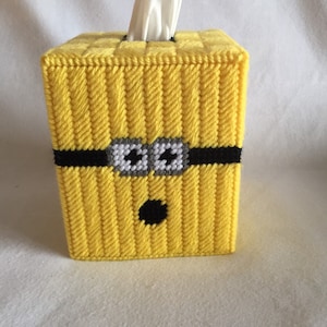 Minions Plastic Canvas Tissue Box Cover Tissue Topper TBC - Etsy