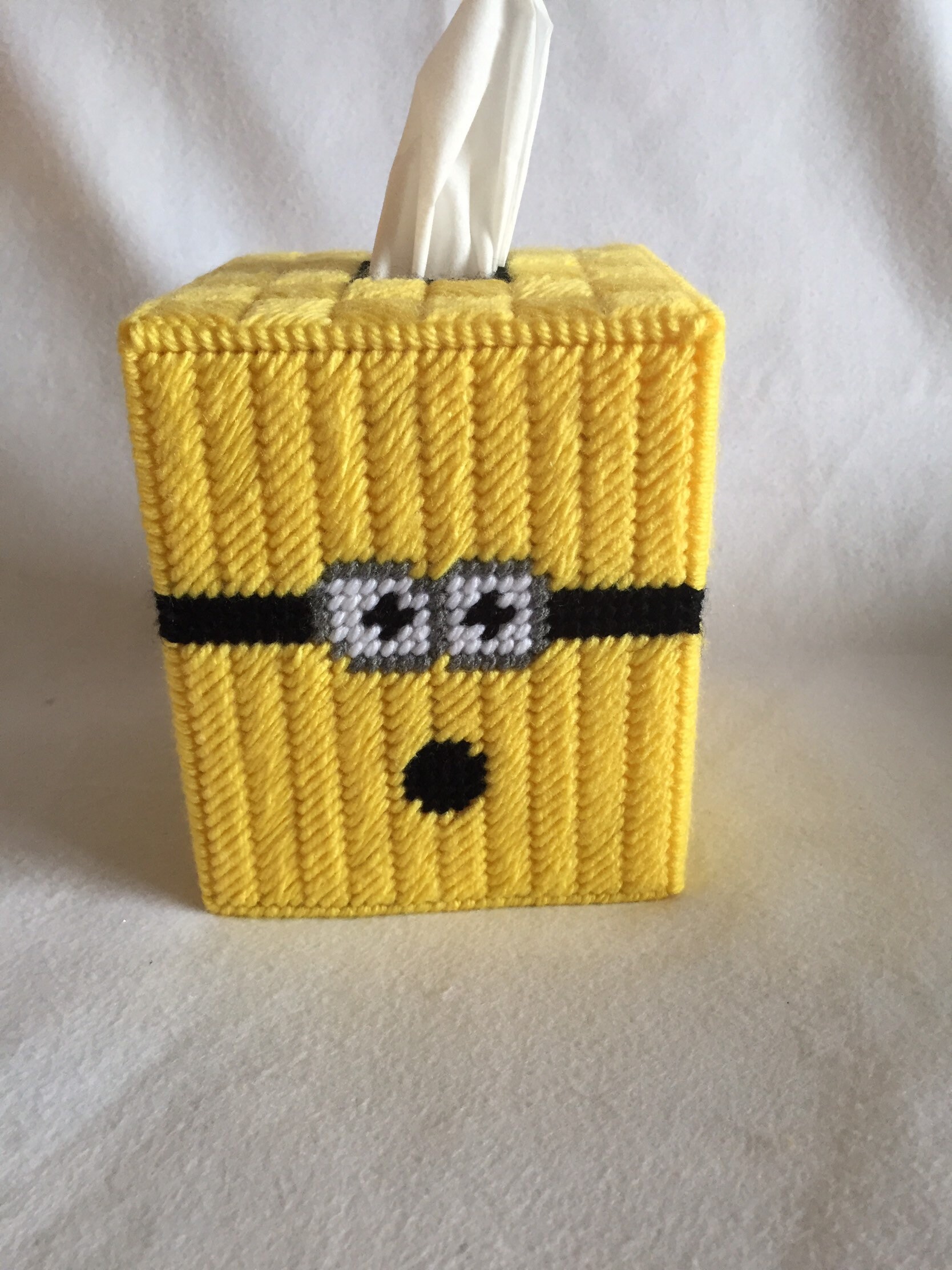 Minions Plastic Canvas Tissue Box Cover Tissue Topper TBC - Etsy