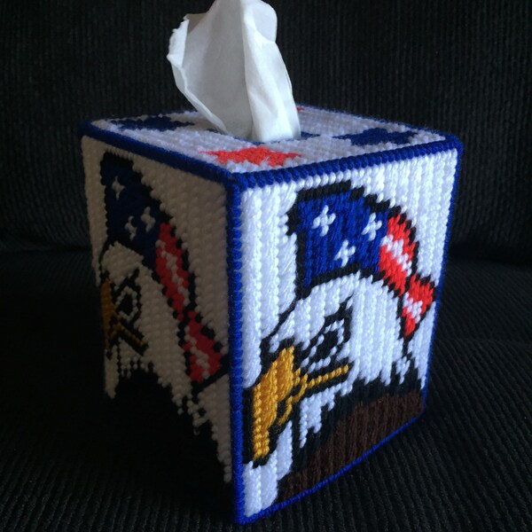 Patriotic Tissue Box Covers - Etsy