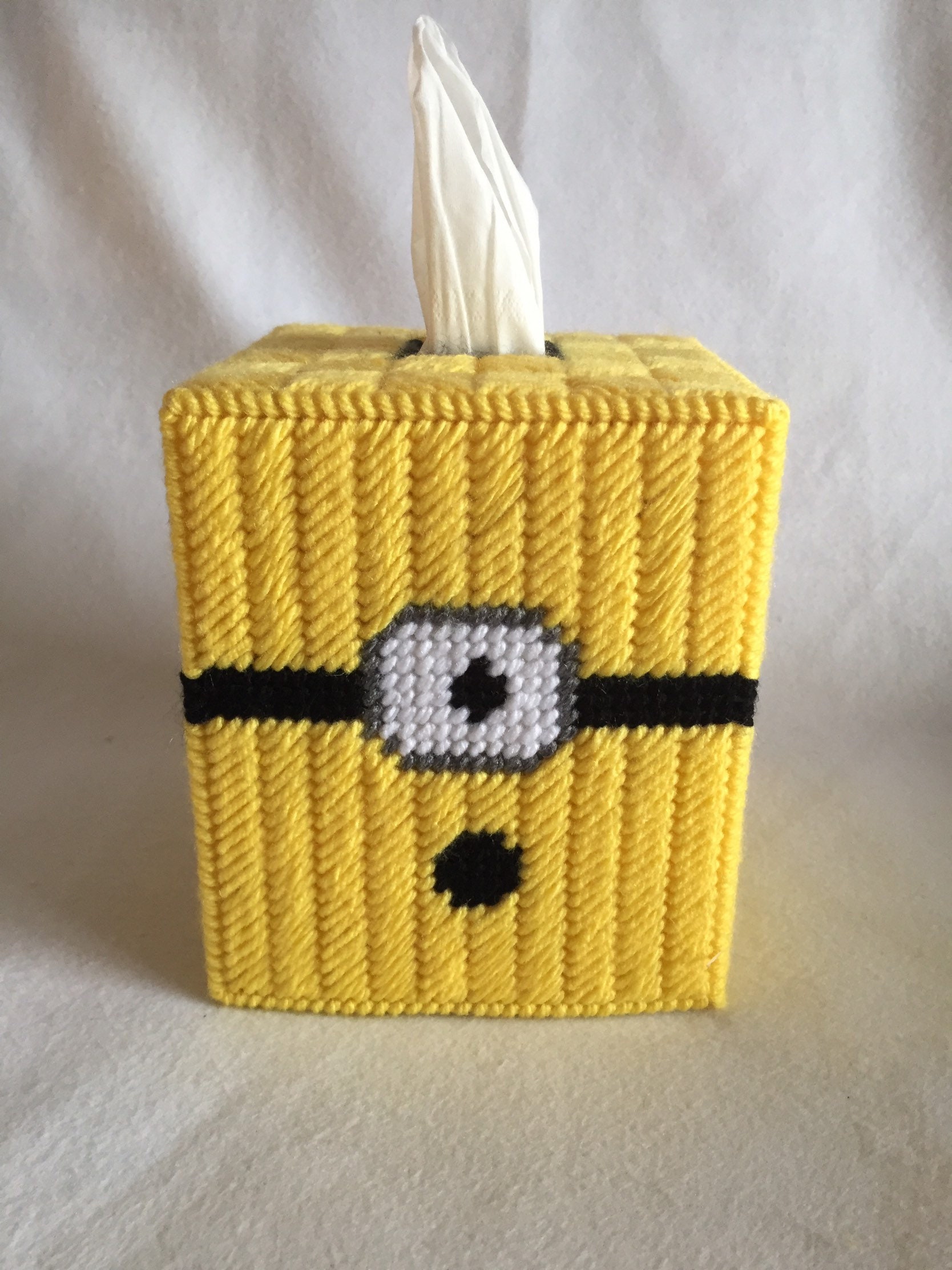 Minions Plastic Canvas Tissue Box Cover Tissue Topper TBC - Etsy