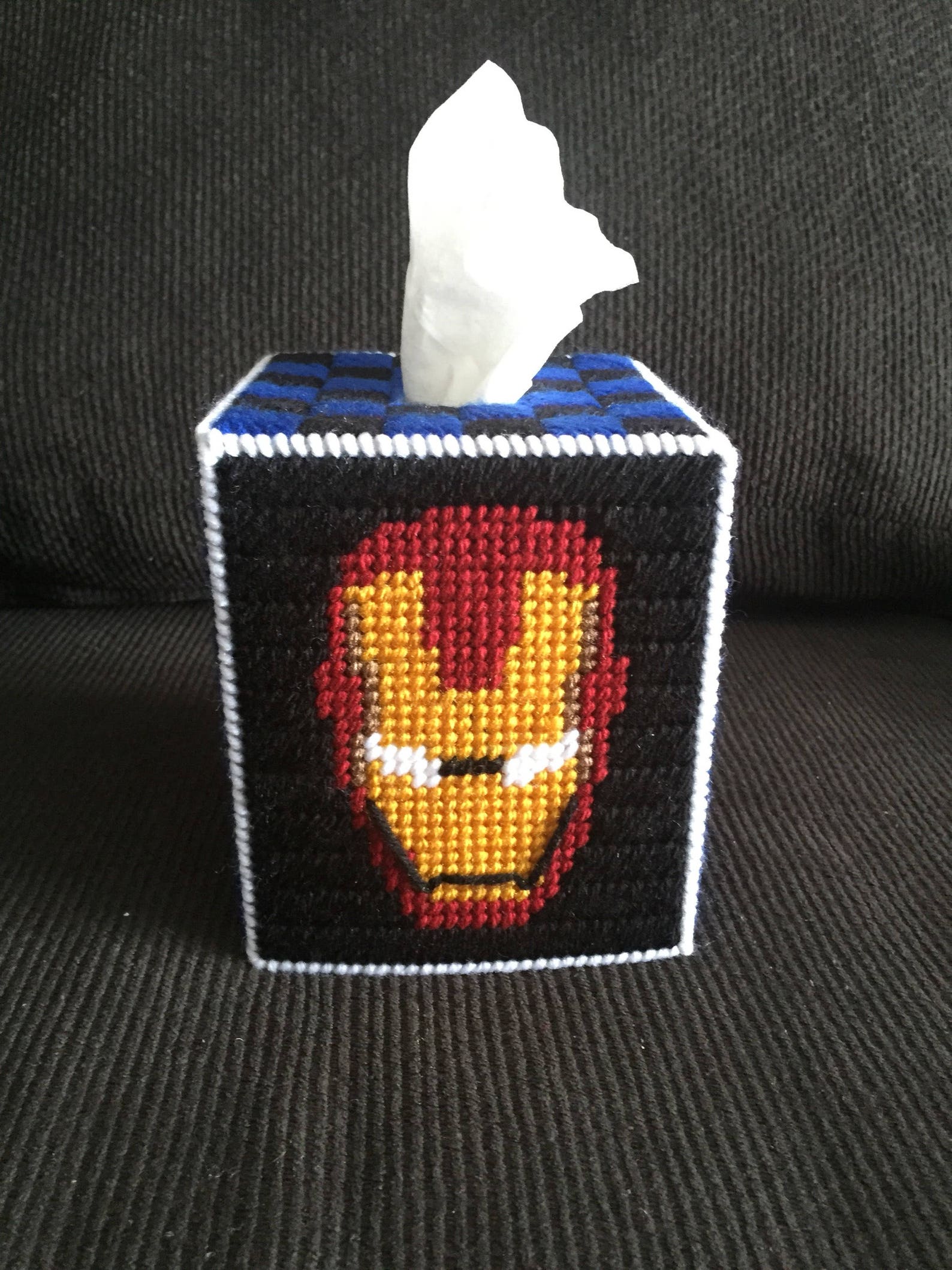 Superheroes Plastic Canvas Tissue Box Cover Tissue Topper - Etsy