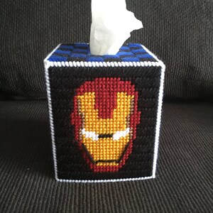 Superheroes Plastic Canvas Tissue Box Cover Tissue Topper TBC - Etsy