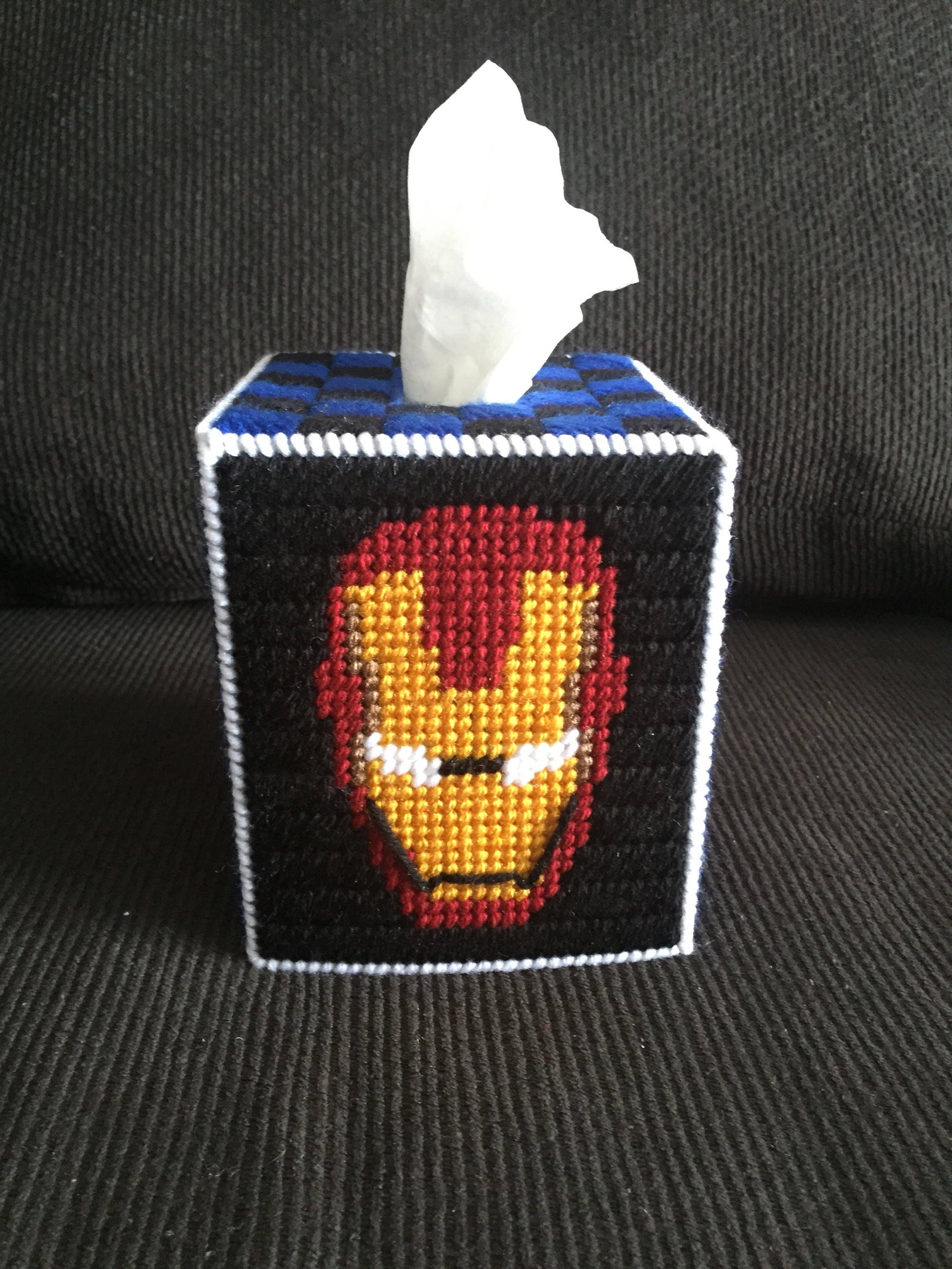 Superheroes Plastic Canvas Tissue Box Cover Tissue Topper - Etsy