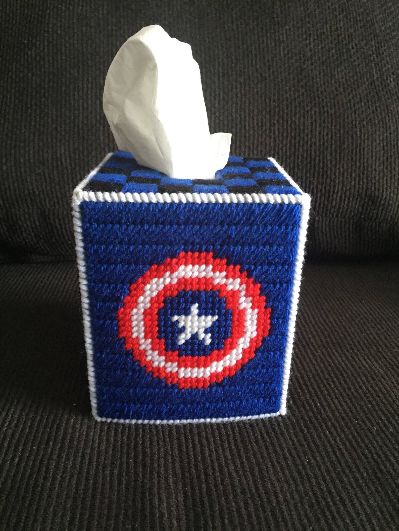 Superheroes Plastic Canvas Tissue Box Cover Tissue Topper - Etsy