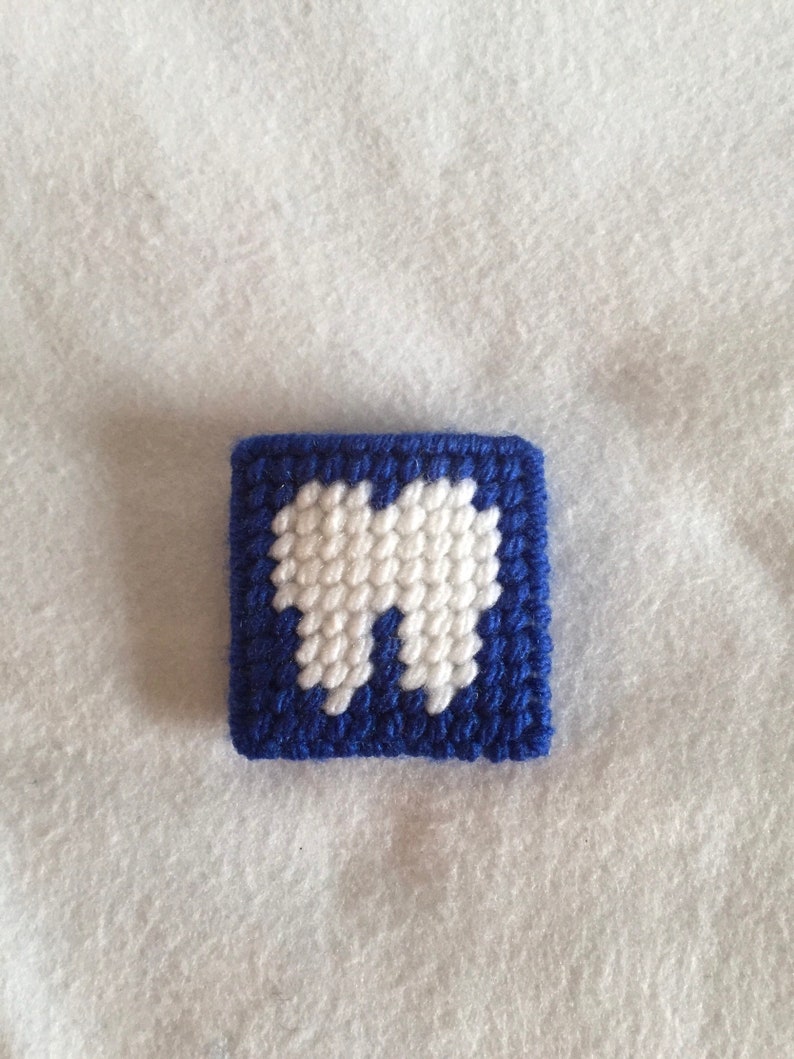 Mini Tooth Pillows-tooth Fairy - Handmade Plastic Canvas - Tooth Pillow ...