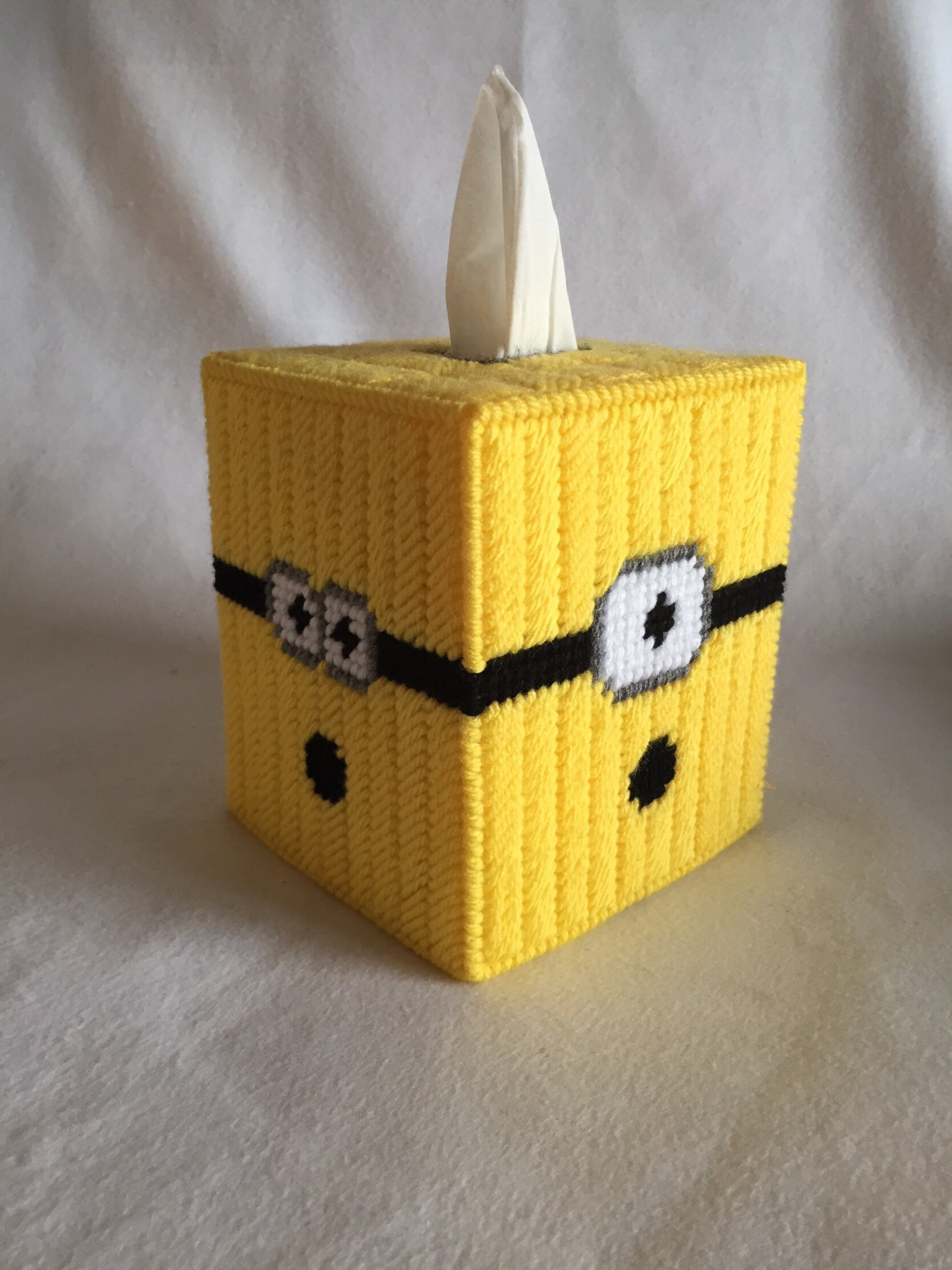 Minions Plastic Canvas Tissue Box Cover Tissue Topper TBC - Etsy