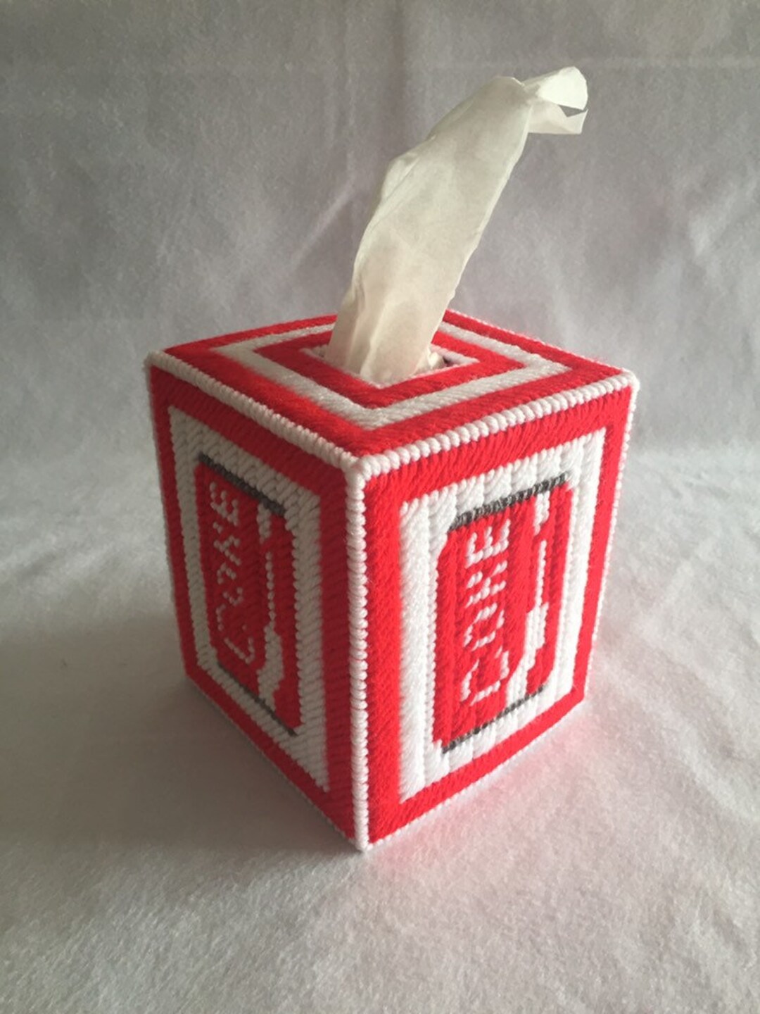 Coke Coca-cola - Plastic Canvas Tissue Box Cover - Tissue Topper - TBC ...
