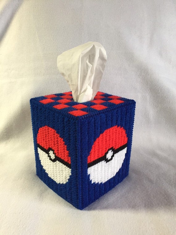 Pokemon Plastic Canvas Tissue Box Cover Tissue Topper TBC - Etsy Singapore