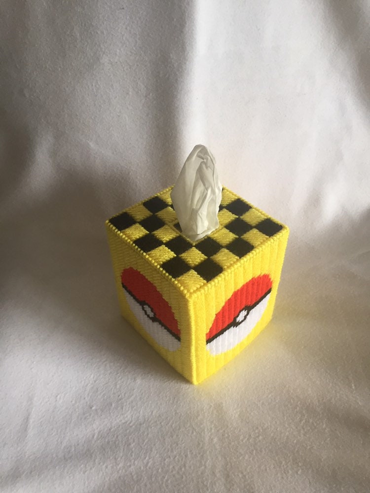 Pokemon Plastic Canvas Tissue Box Cover Tissue Topper TBC - Etsy Singapore