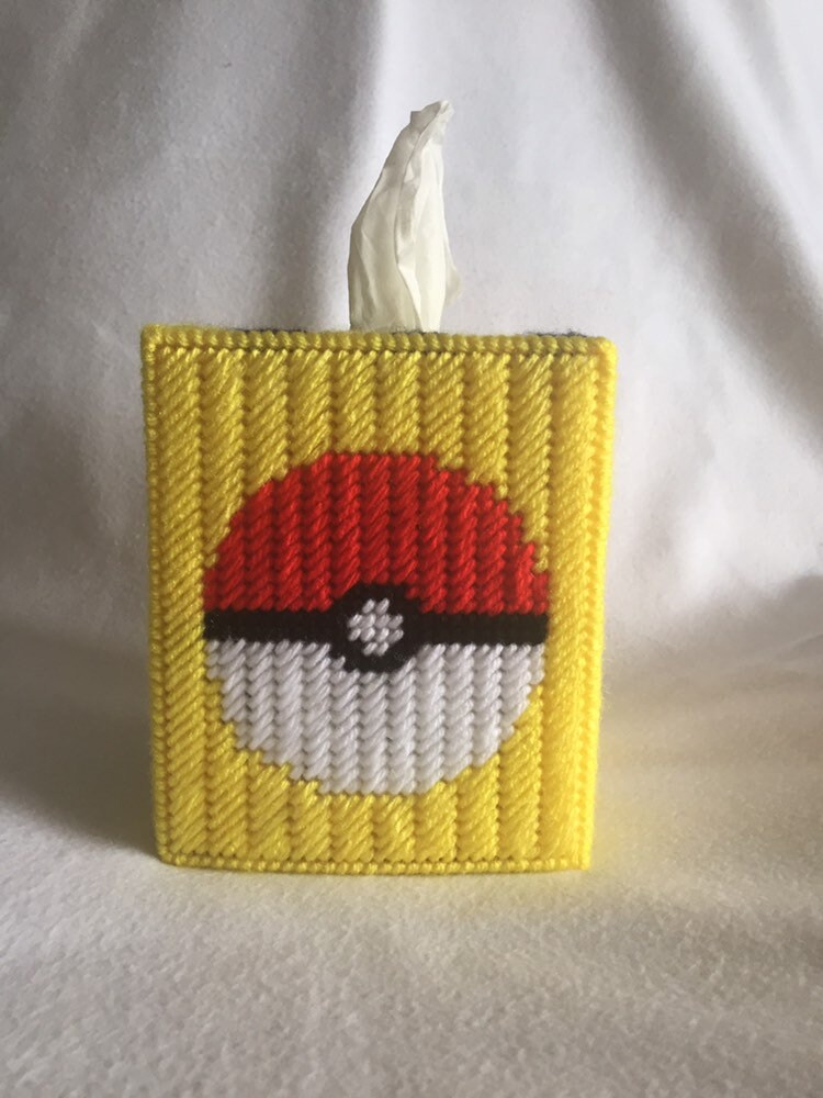 Pokemon Plastic Canvas Tissue Box Cover Tissue Topper TBC - Etsy Singapore