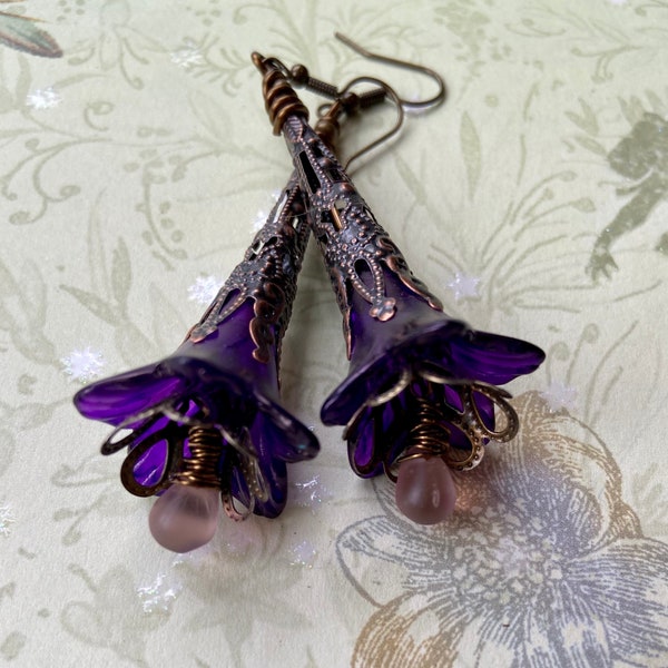 Lucite Flower Etsy