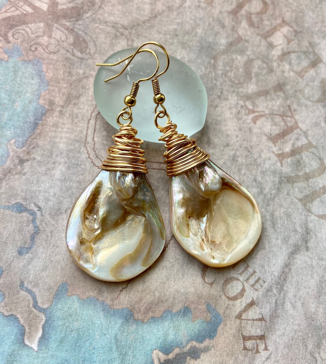 Beach Jewelry, Coastal Jewelry, Shell Jewelry for Women, Wire Wrap ...
