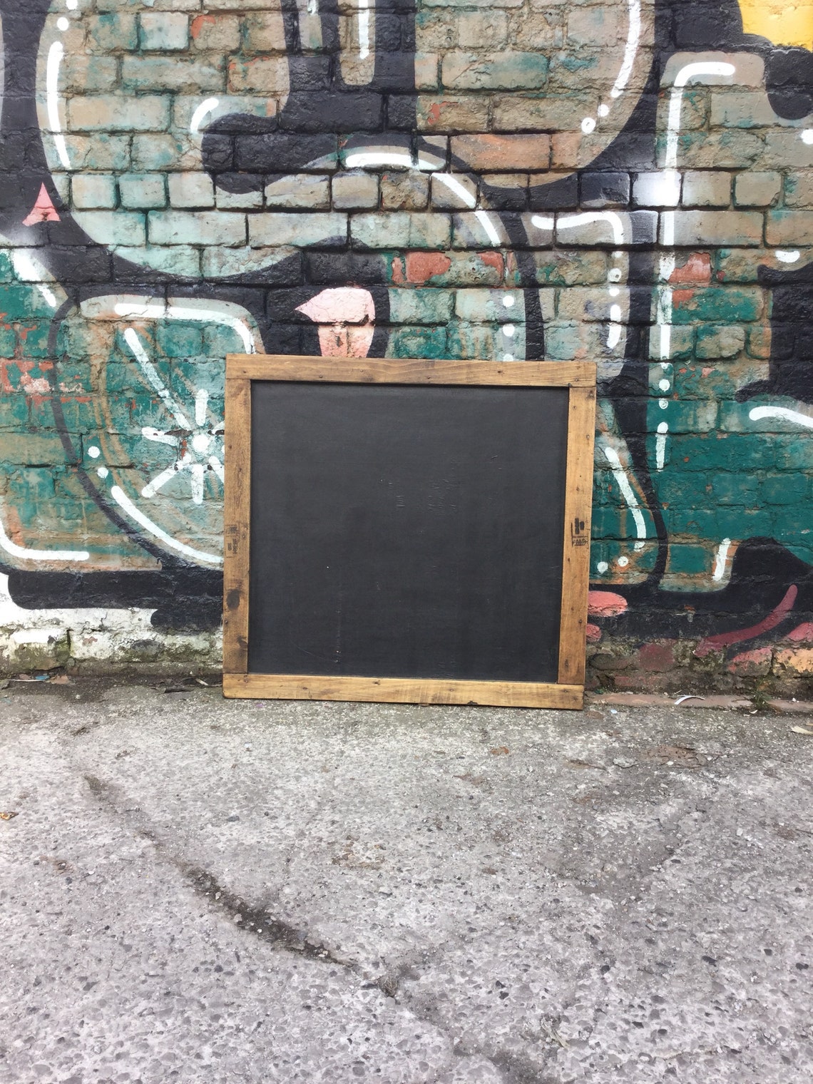 Large Rustic Vintage Chalkboard 80cm x 80cm | Etsy