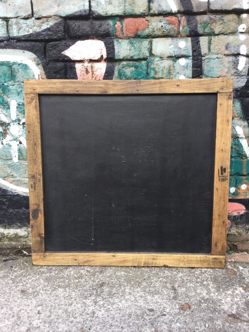 Rectangle Rustic Vintage Chalkboard 40cm X 80cm - Etsy UK