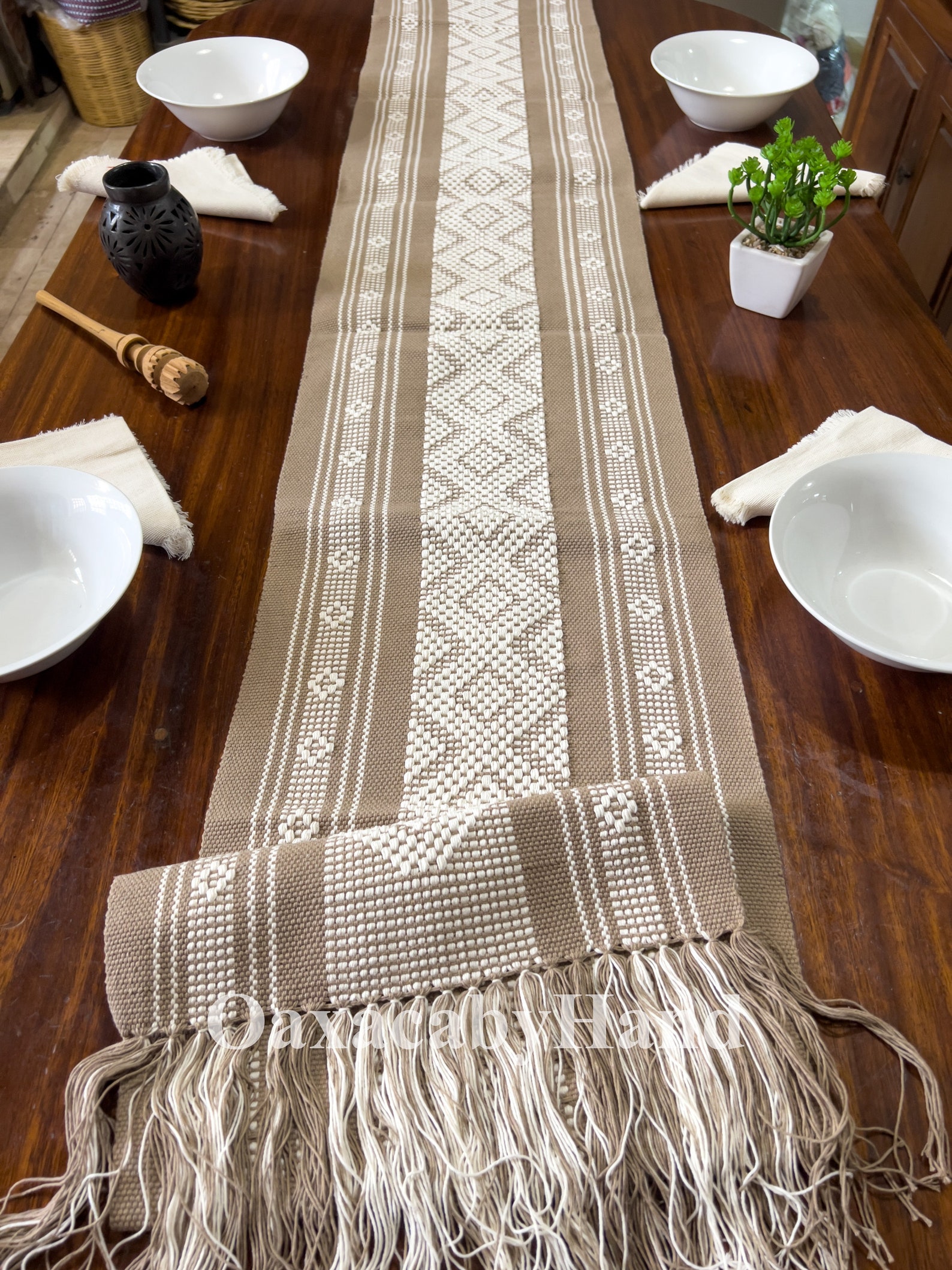 Mexican Table Runner Oaxaca Runner Hand-woven Runner Bed - Etsy