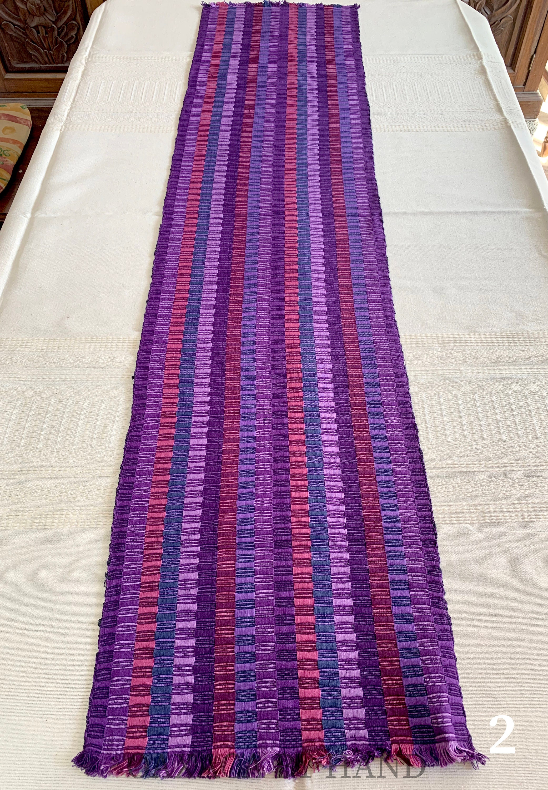 Mexican Table Runner colorful Runner Hand-Woven runner | Etsy