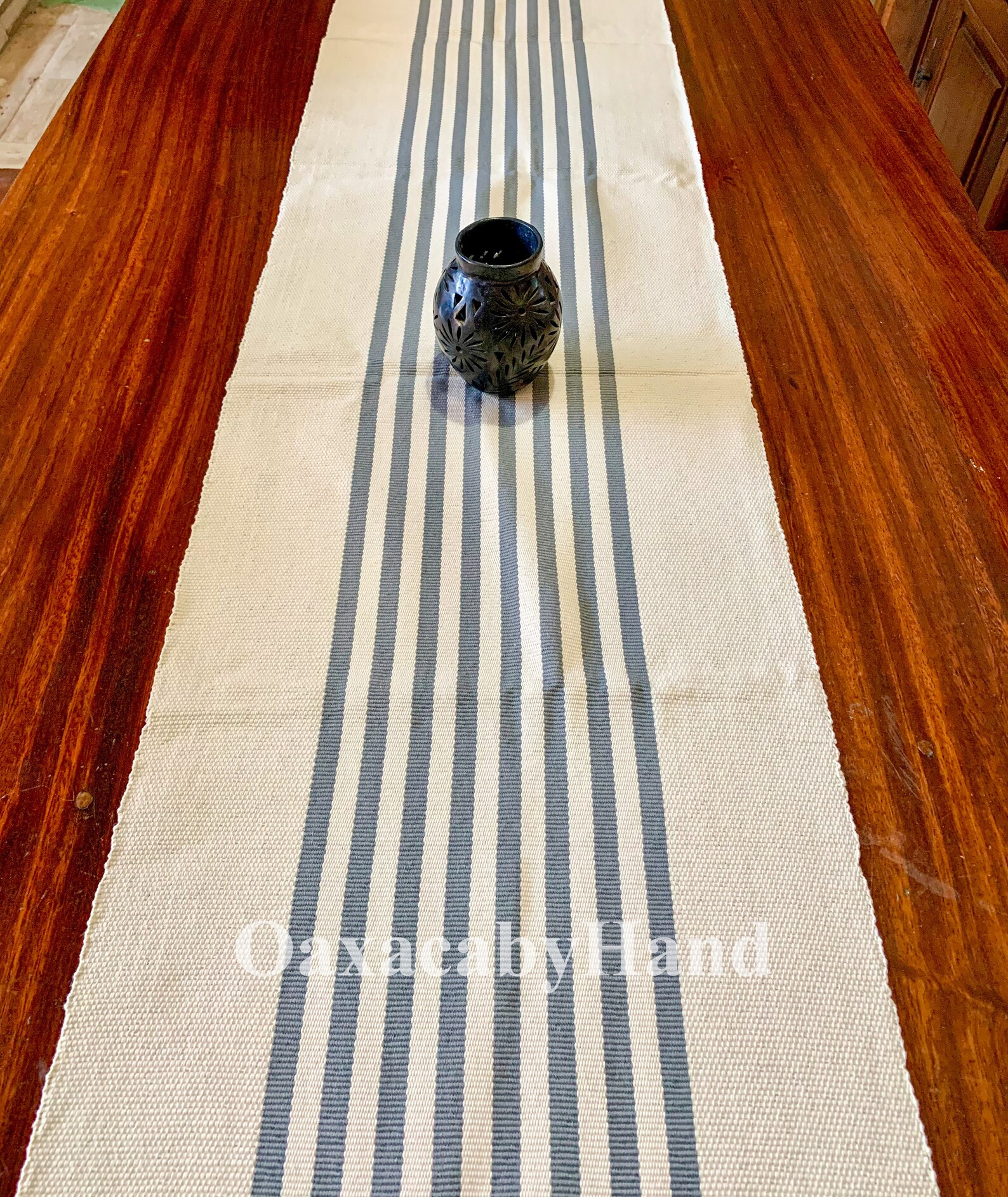 Oaxaca Table runner Mexican table runner Stripe Table | Etsy