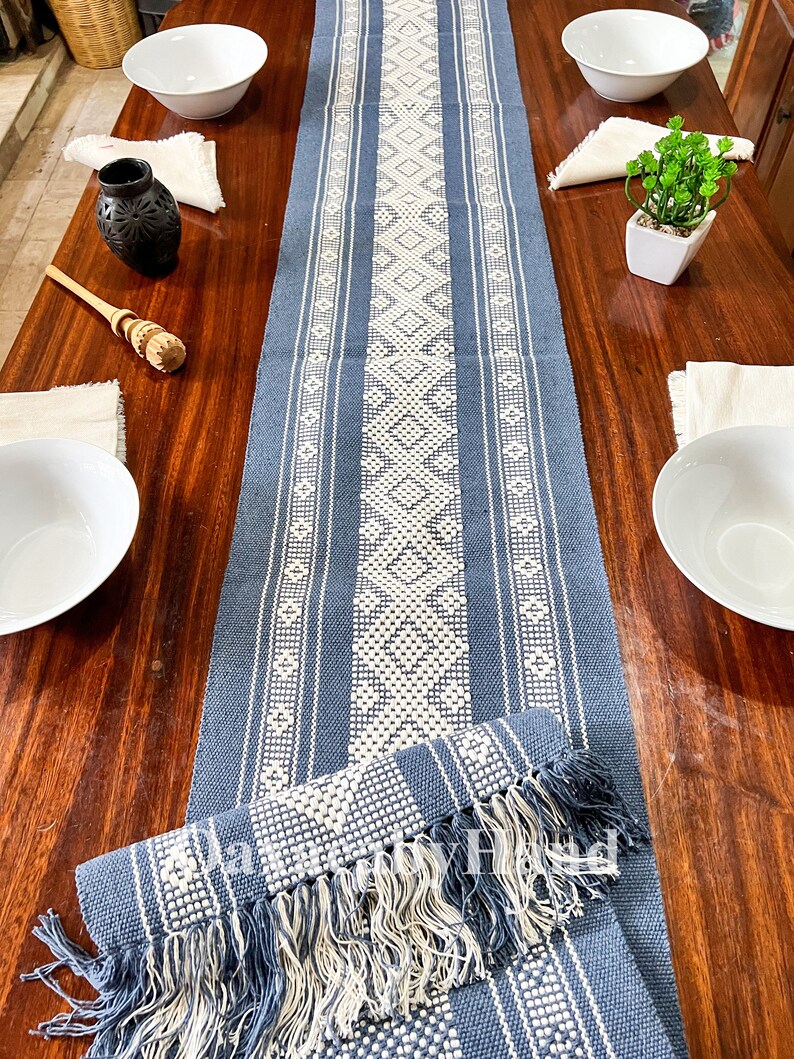 Mexican Table Runner Oaxaca Runner Hand-woven Runner Bed - Etsy