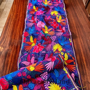 Mexican Table Runner Embroidered Runner Hand-woven Runner - Etsy