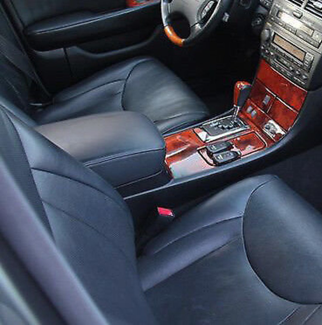 Fits 01-06 Lexus LS430 REAL LEATHER Center Console Lid Armrest Cover ...