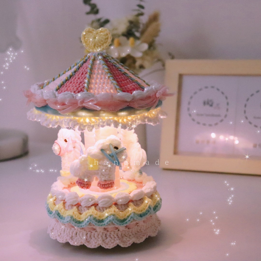 Crochet Carousel Music Box Ornament Birthday Gift Gift for Her - Etsy