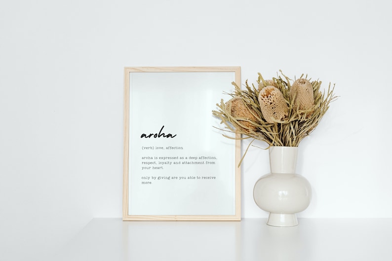 Mana, Aroha, Whanau - Bundle - Maori Wall Art - New Zealand Art ...