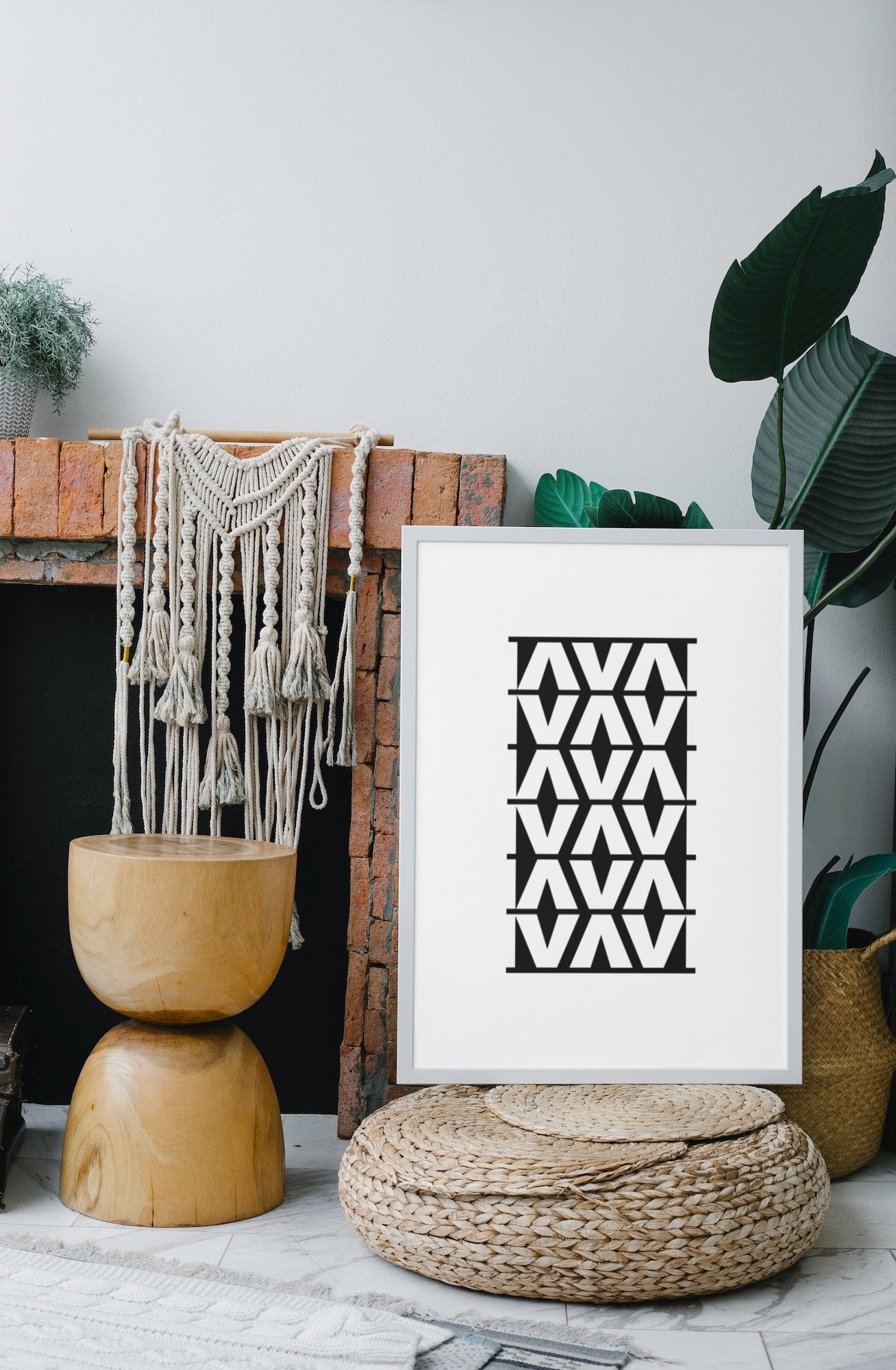 Pātiki - Tukutuku - Digital Print - Māori Wall Art - New Zealand Art ...