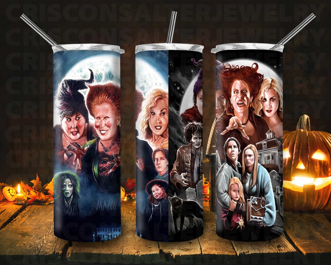 Hocus Pocus Seamless 20oz Skinny Tumbler Sublimation I Put A Spell on ...