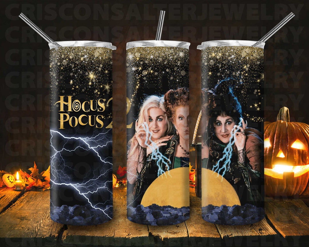 Hocus Pocus Seamless 20oz Skinny Tumbler Sublimation I Put A Spell on ...