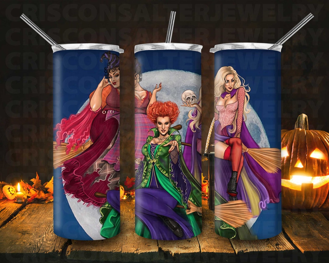 Hocus Pocus Seamless 20oz Skinny Tumbler Sublimation I Put A Spell on ...