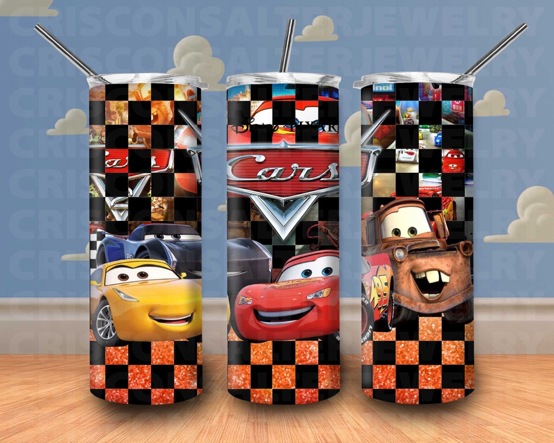 Ddisney Characters Ddisney Car 20oz Skinny Tumbler Sublimation Cartoon ...