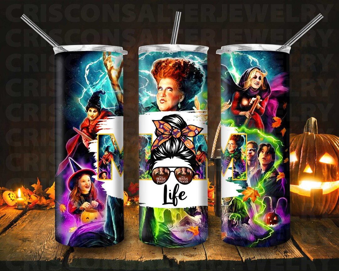 Hocus Pocus Seamless 20oz Skinny Tumbler Sublimation I Put A Spell on ...