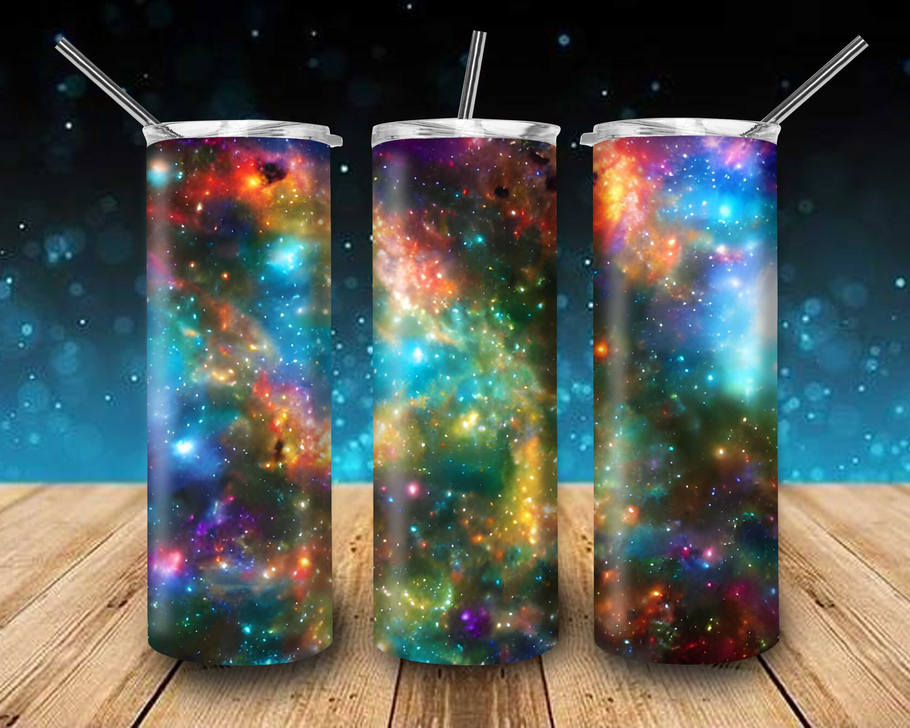 Bundle Space Tumbler Design for 20oz Skinny Tumbler Sublimation ...