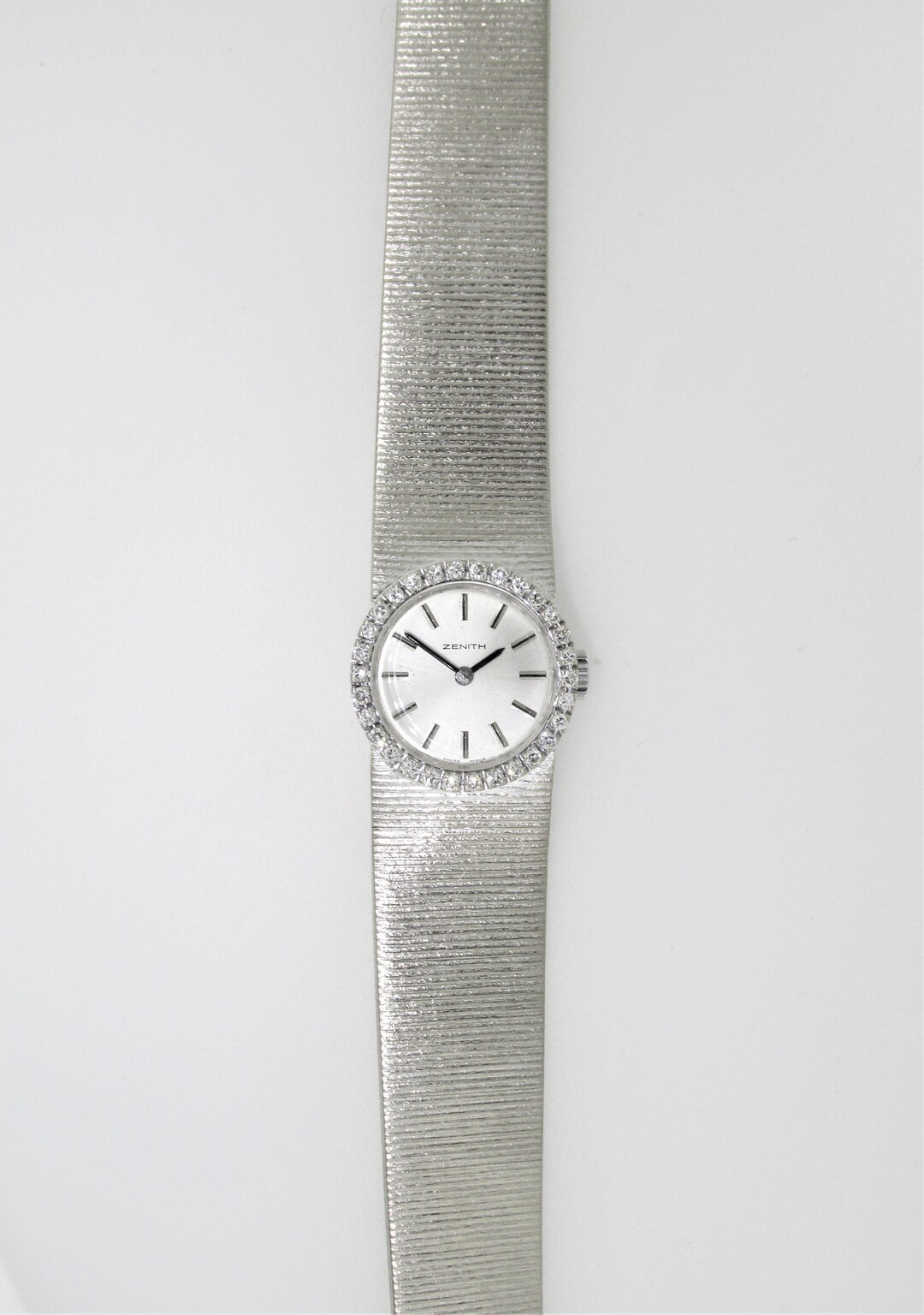 Zenith Diamond Set 18ct White Gold Case - Etsy