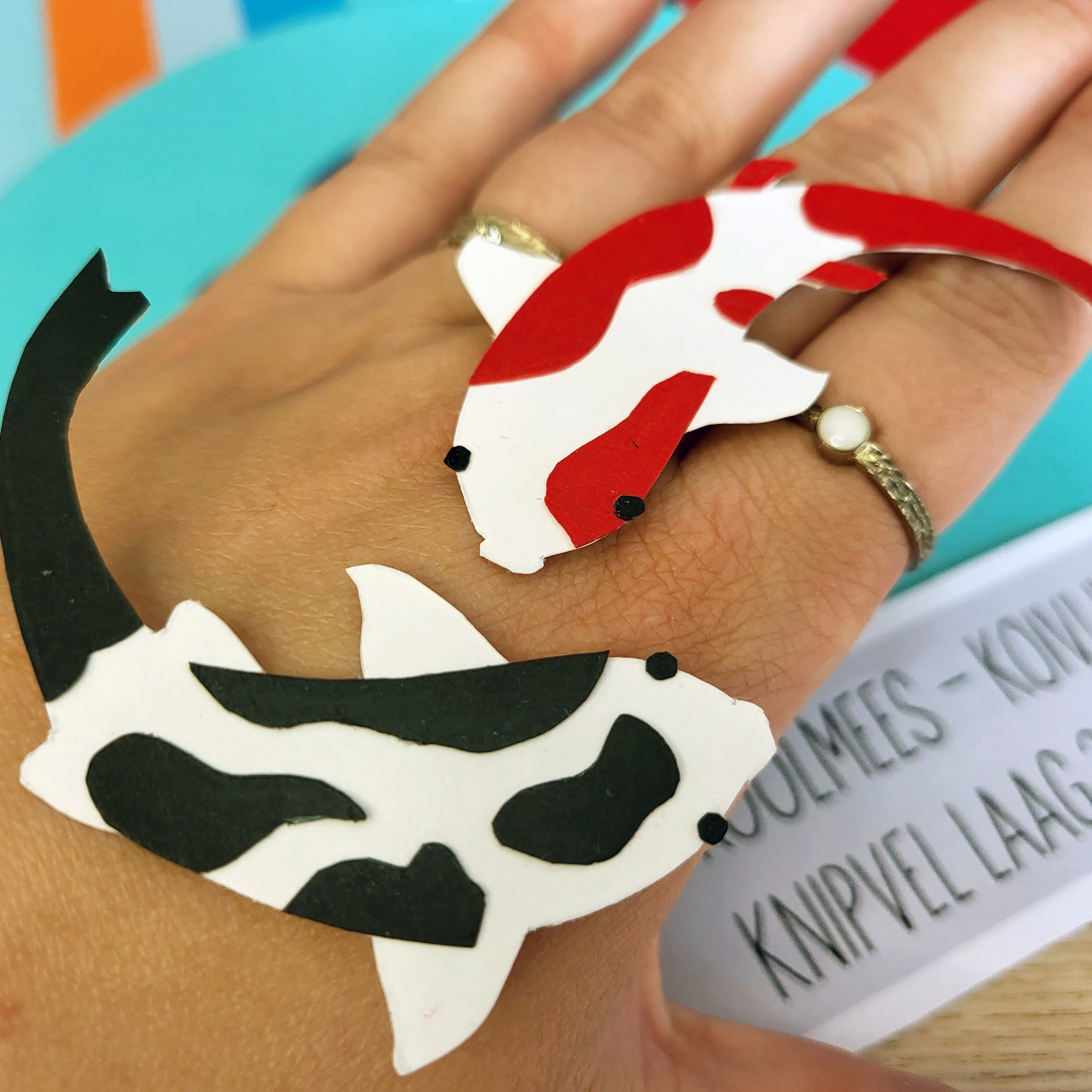 Koi Pond 3D Papercut Pattern | Instant Digital Download | Cutting Sheets and Work Instructions ...