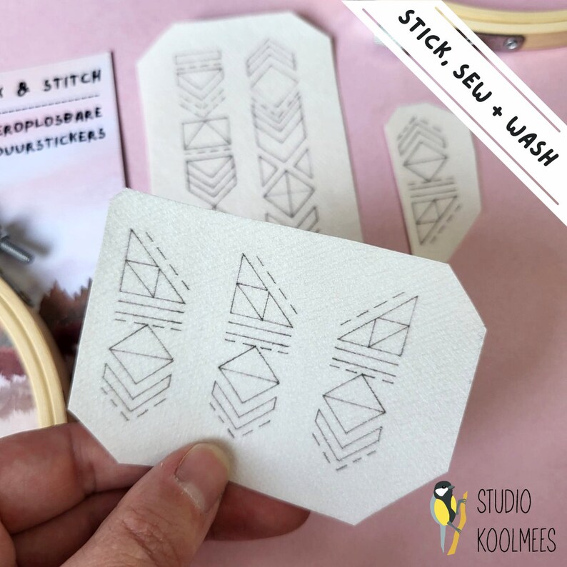 Bohemian Embroidery Stickers | Sticky Fabri-solvy | Embroidery Patches ...