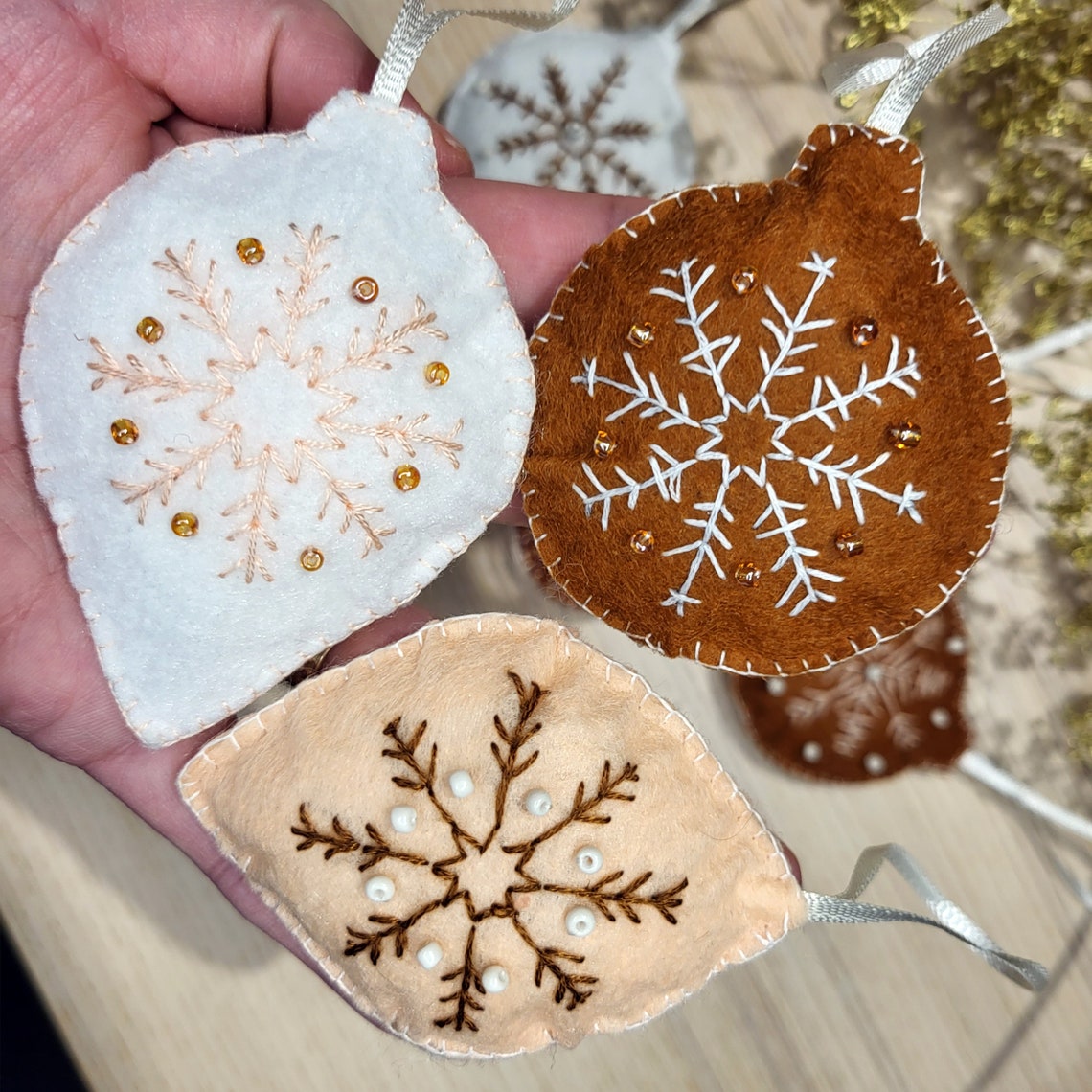 Snowflakes Embroidery Stickers | Sticky Fabri-solvy | Embroidery ...