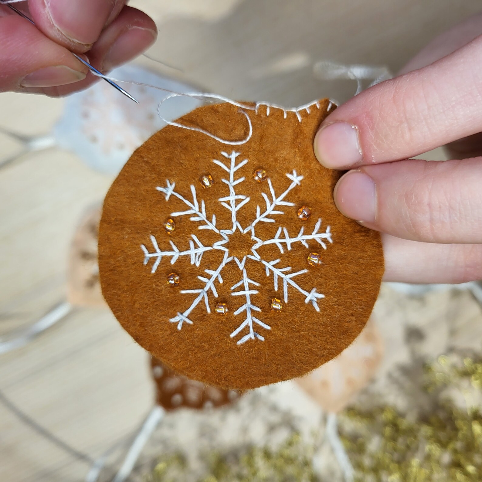 Snowflakes Embroidery Stickers | Sticky Fabri-solvy | Embroidery ...