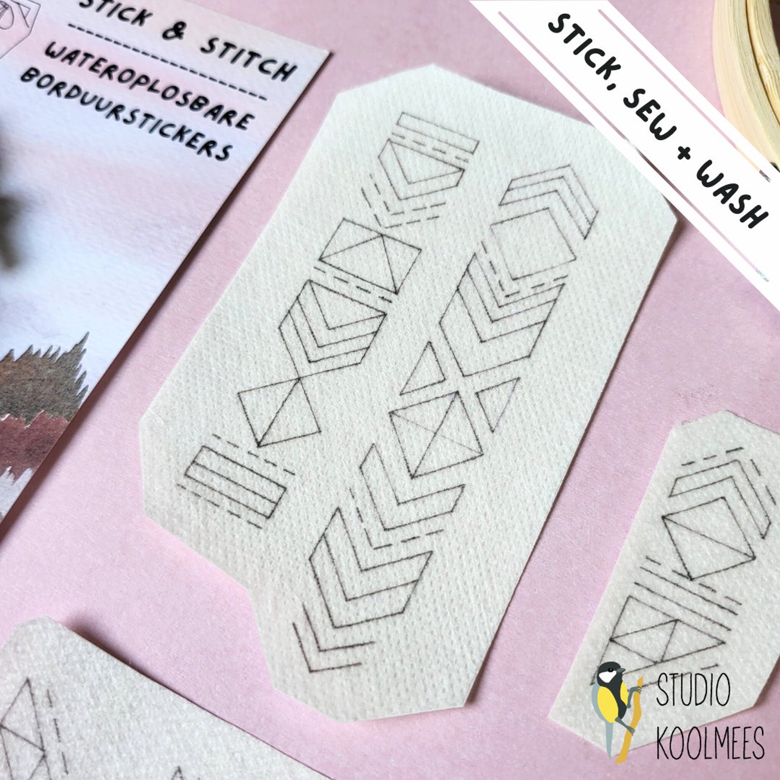 Bohemian Embroidery Stickers | Sticky Fabri-solvy | Embroidery Patches ...
