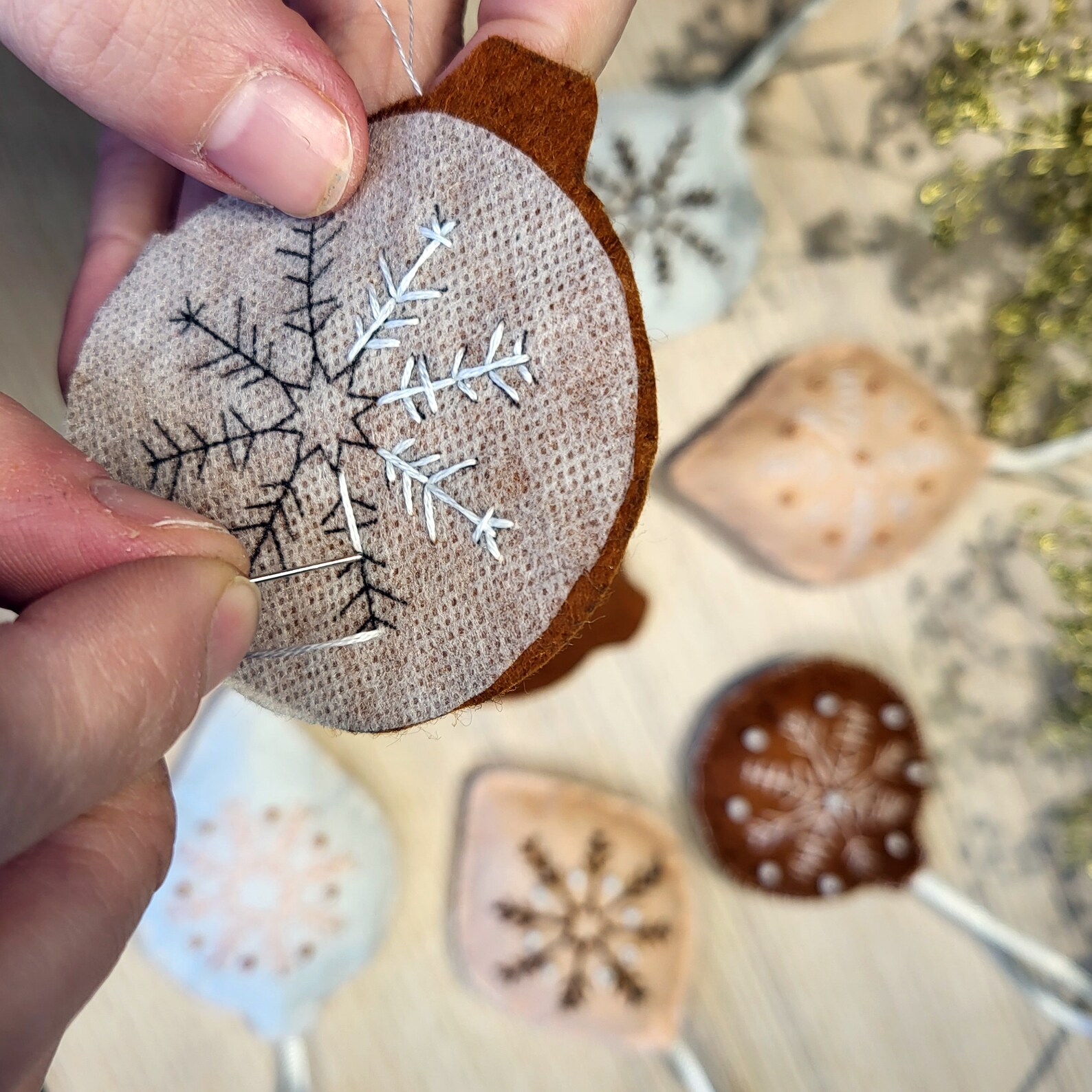 Snowflakes Embroidery Stickers | Sticky Fabri-solvy | Embroidery ...