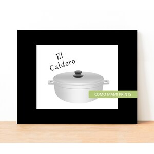 Puerto Rican Art, El Caldero Digital Print, Puerto Rican Rice Pot ...