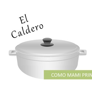 Puerto Rican Art, El Caldero Digital Print, Puerto Rican Rice Pot ...