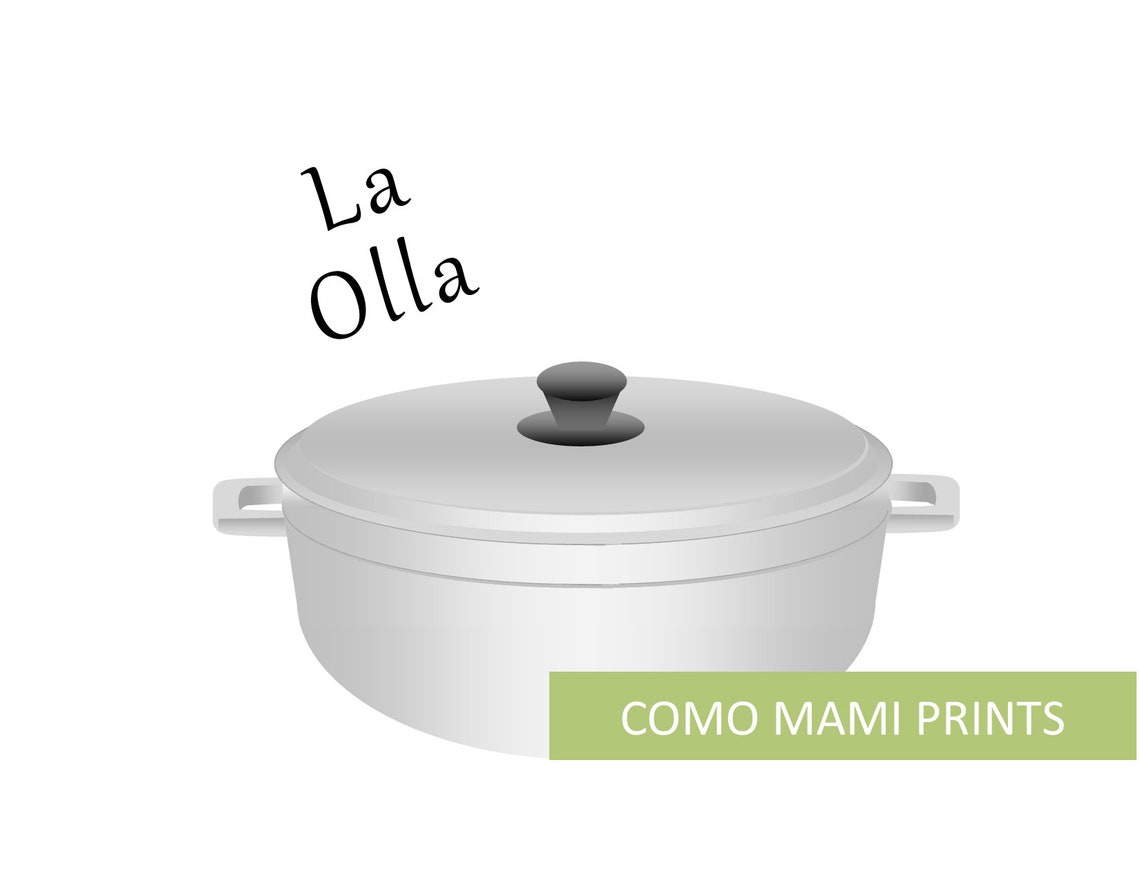 Puerto Rican Wall Art, La Olla, Puerto Rican Rice Pot Print, Nostalgic ...