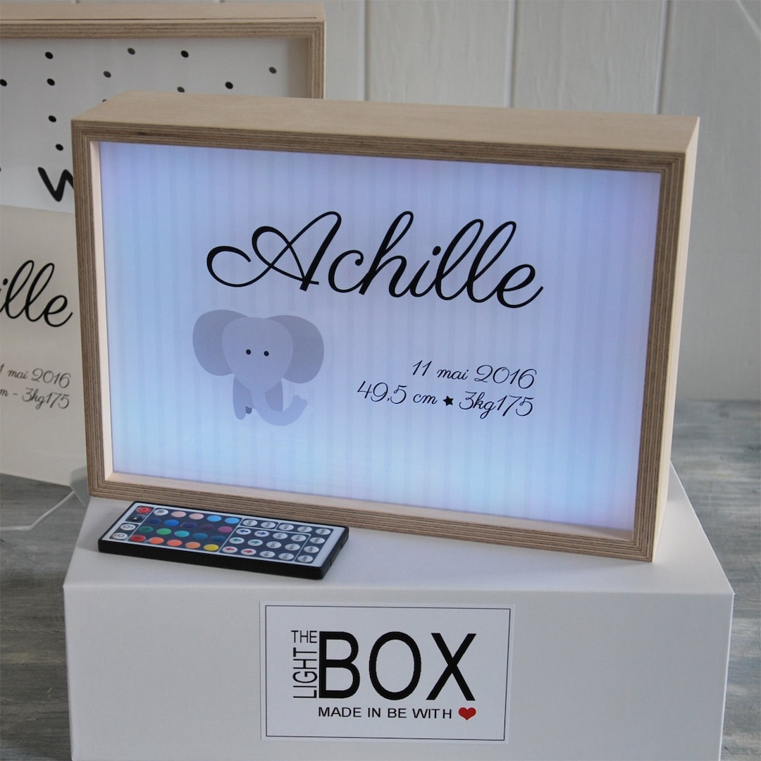 KIDS Light Box With Interchangeable Plexiglas Slide to Customize With ...