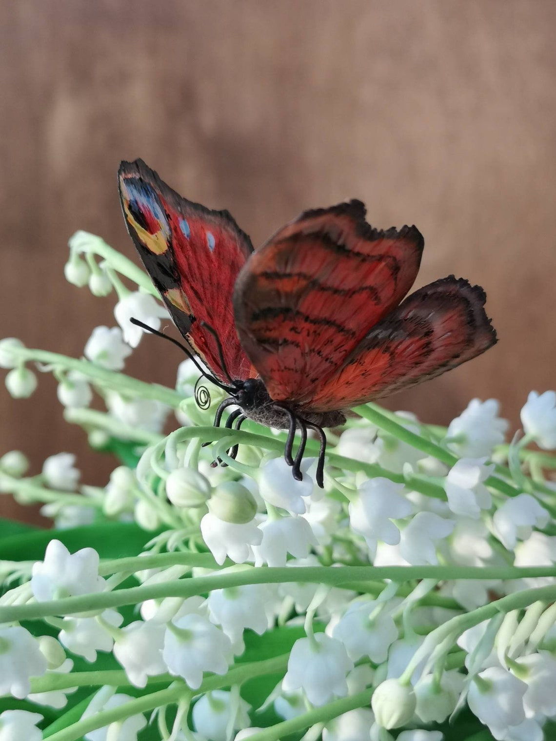 Fake butterfly artificial peacock butterfly fake insects | Etsy